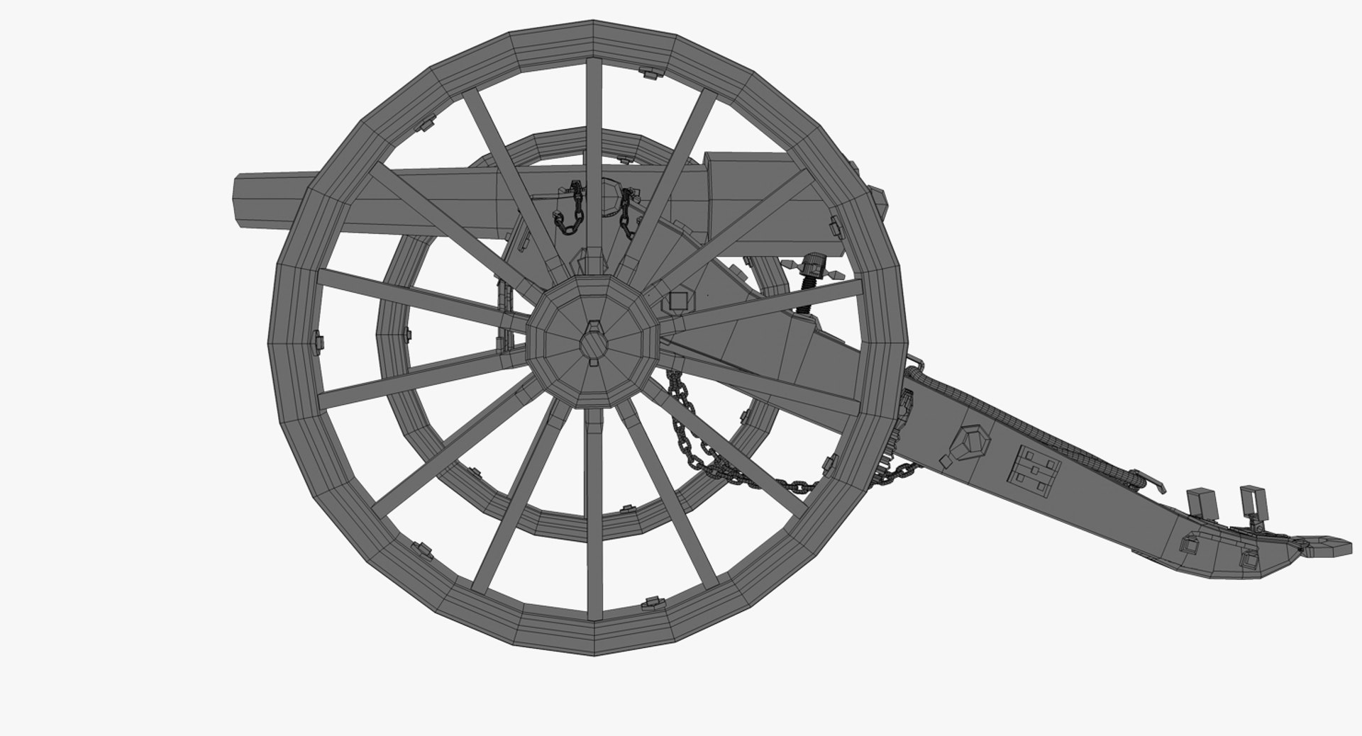 10-pounder Parrott Rifle Civil War 3D - TurboSquid 1261213