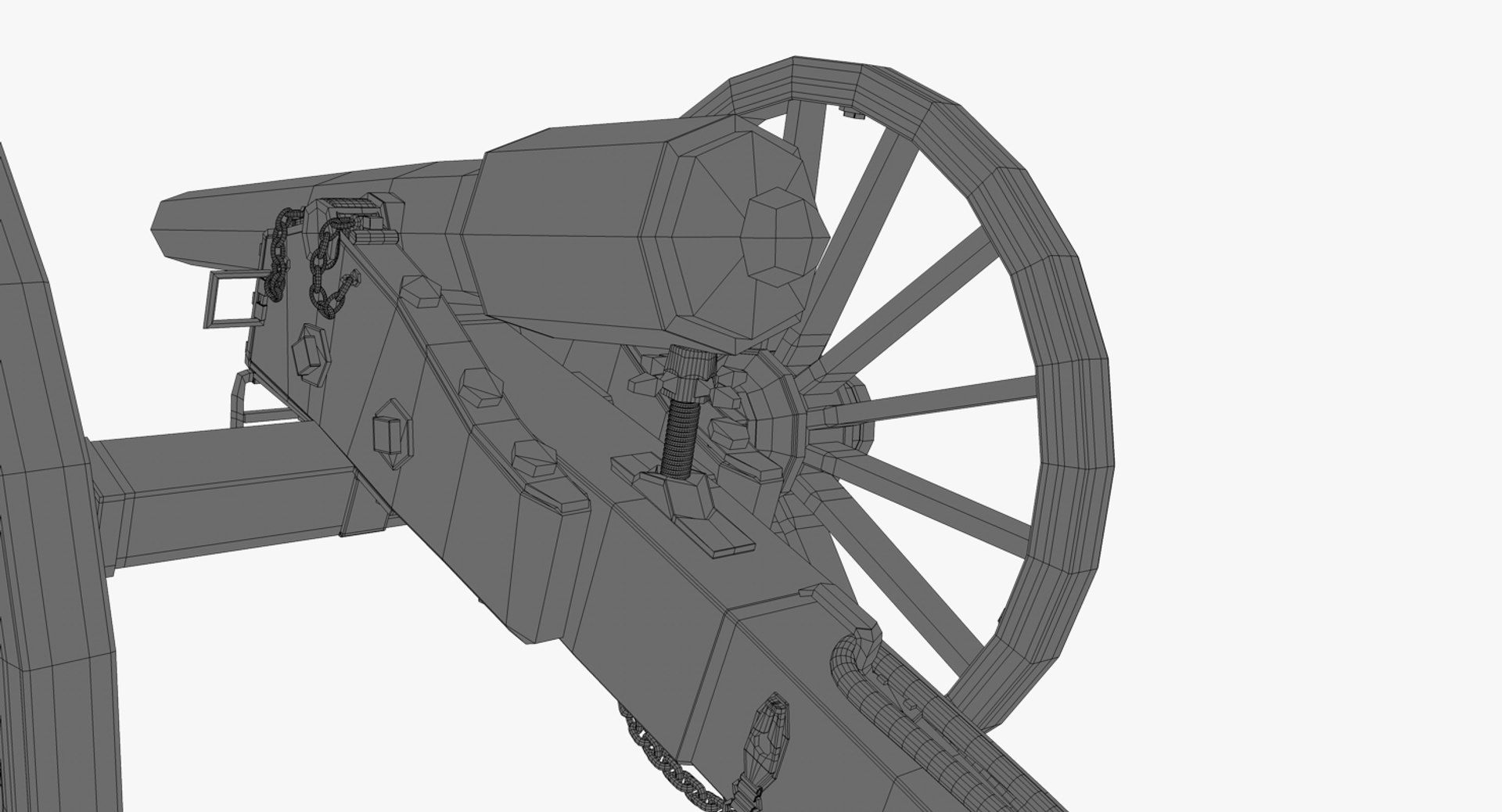 10-pounder Parrott Rifle Civil War 3D - TurboSquid 1261213