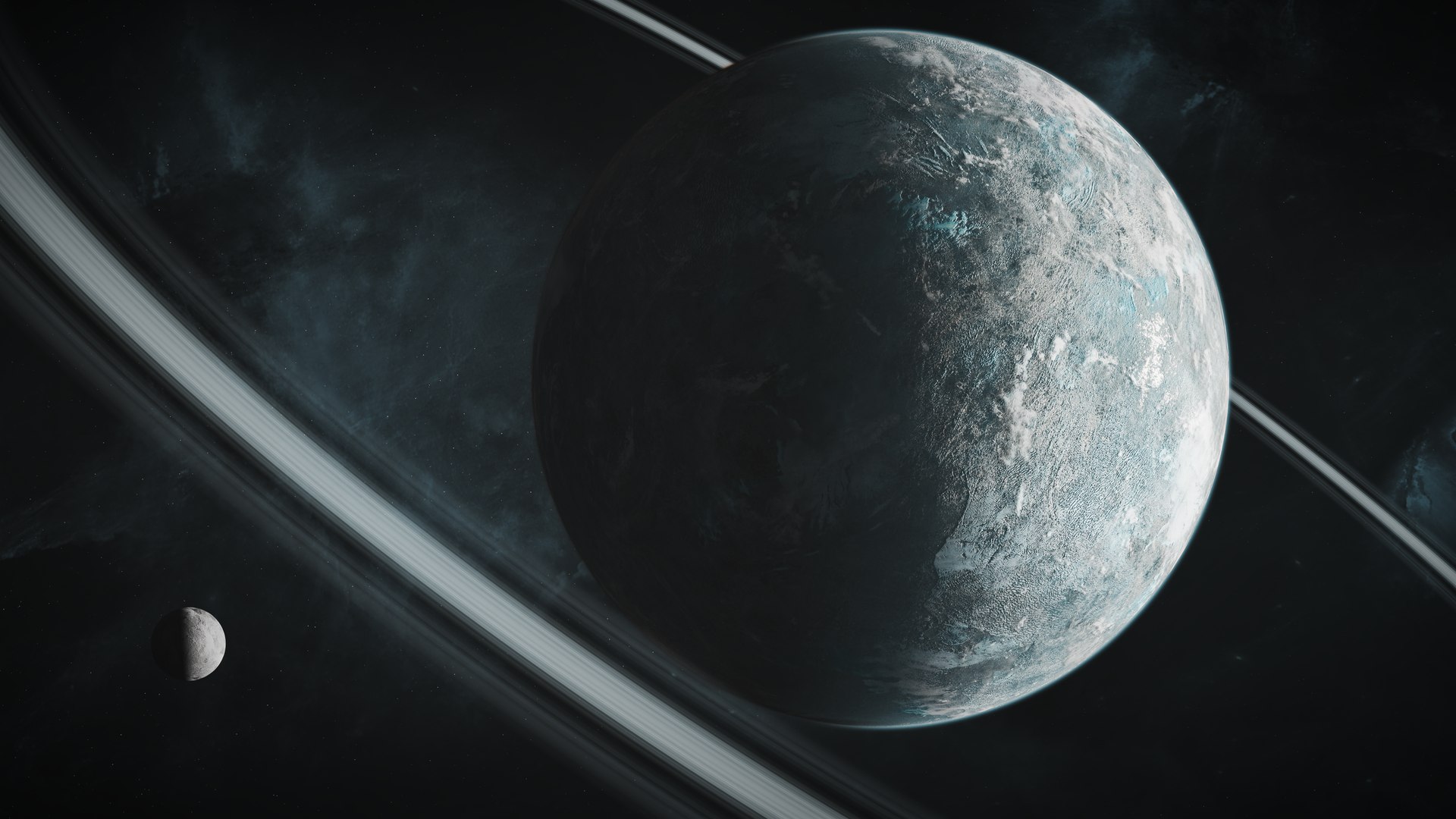 3D 16K Photorealistic Ice Planet - TurboSquid 1800123