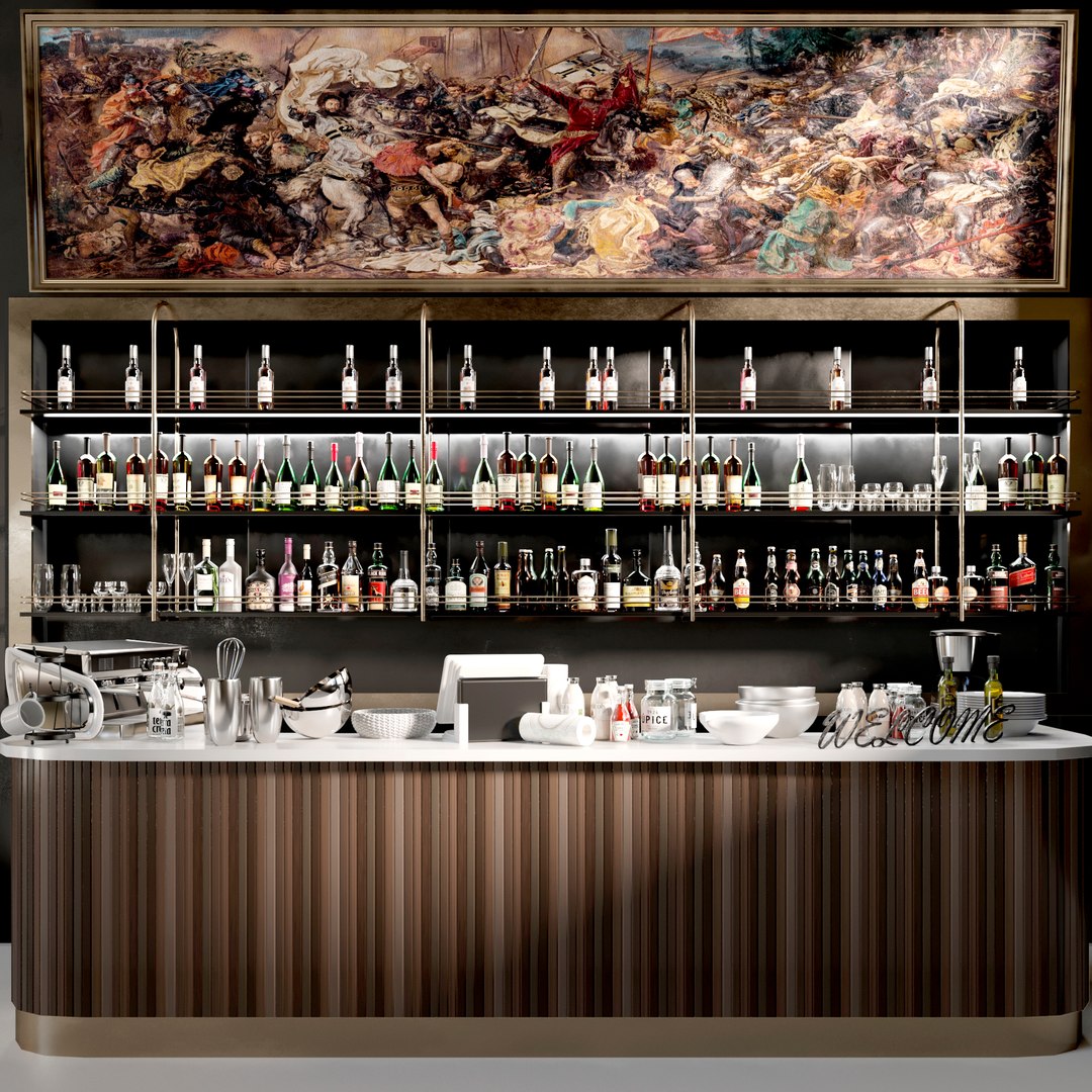 Bar 3D - TurboSquid 1453582