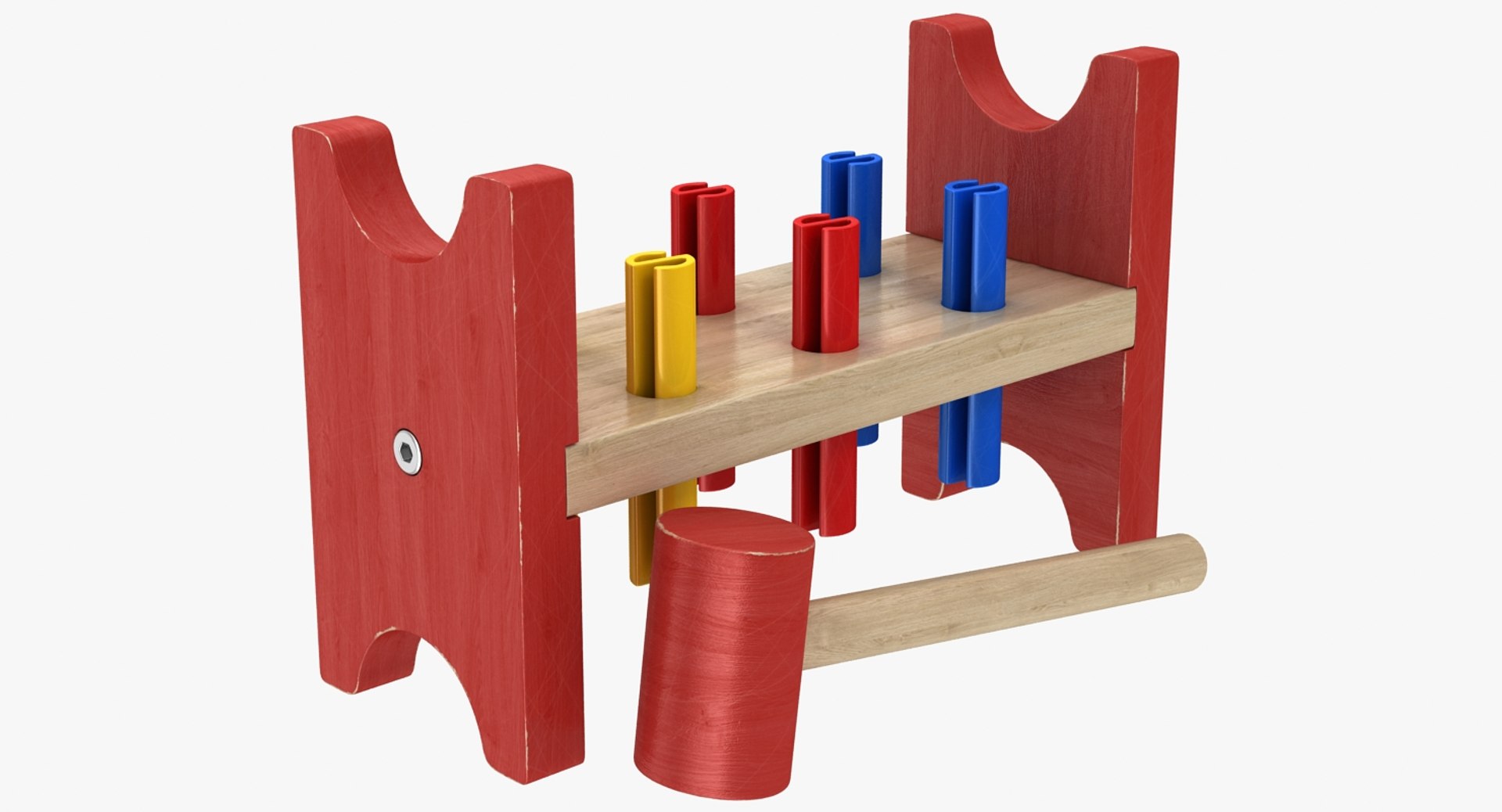 3D Pound Peg Model - TurboSquid 1289224