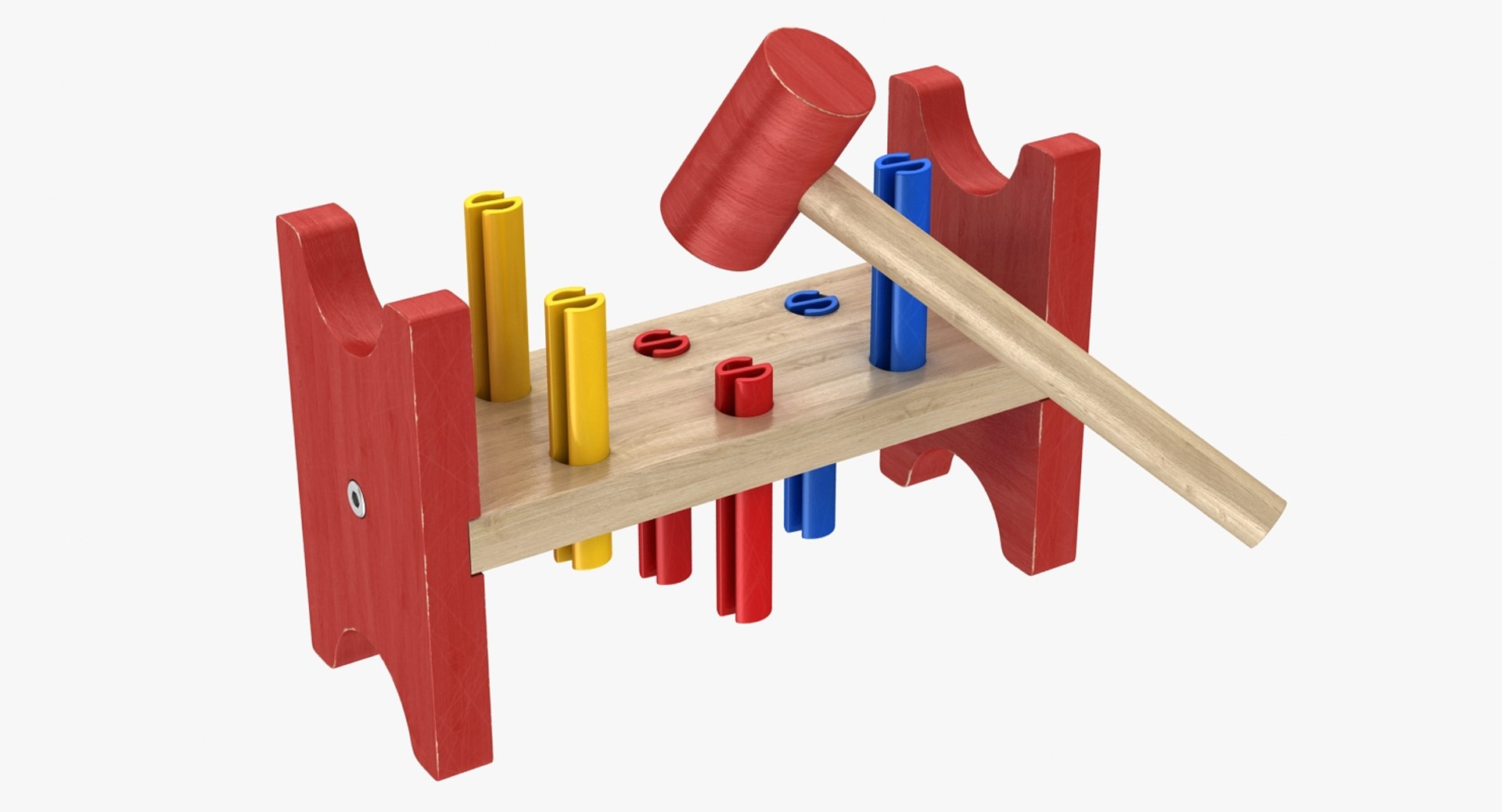 3D Pound Peg Model - TurboSquid 1289224