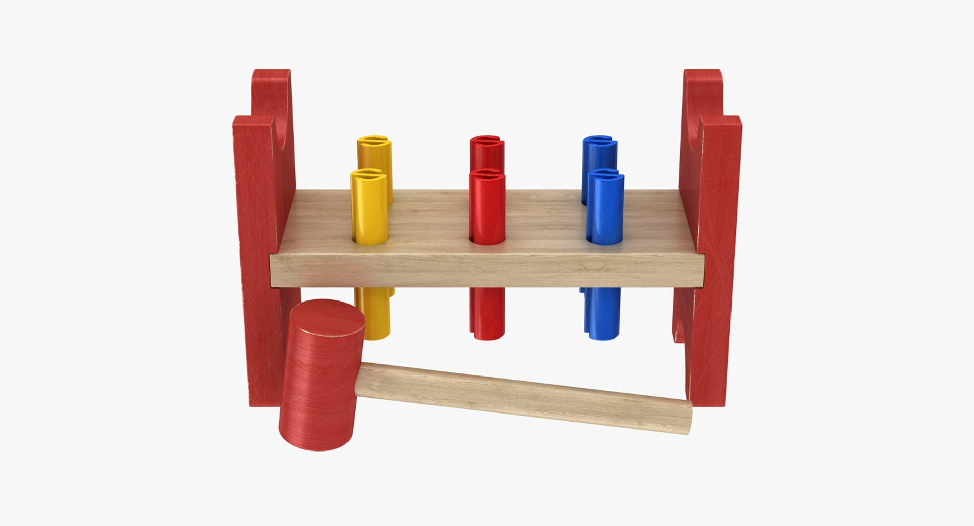 3D Pound Peg Model - TurboSquid 1289224