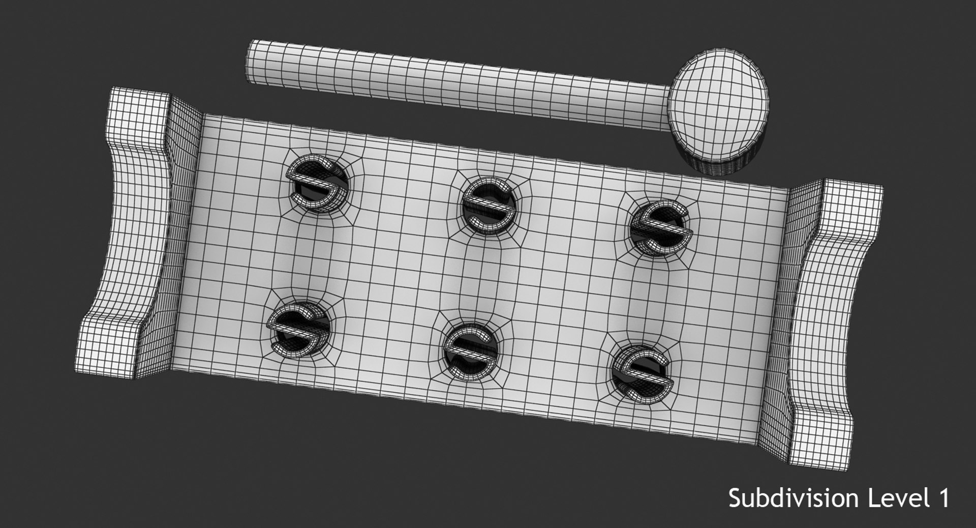 3D Pound Peg Model - TurboSquid 1289224