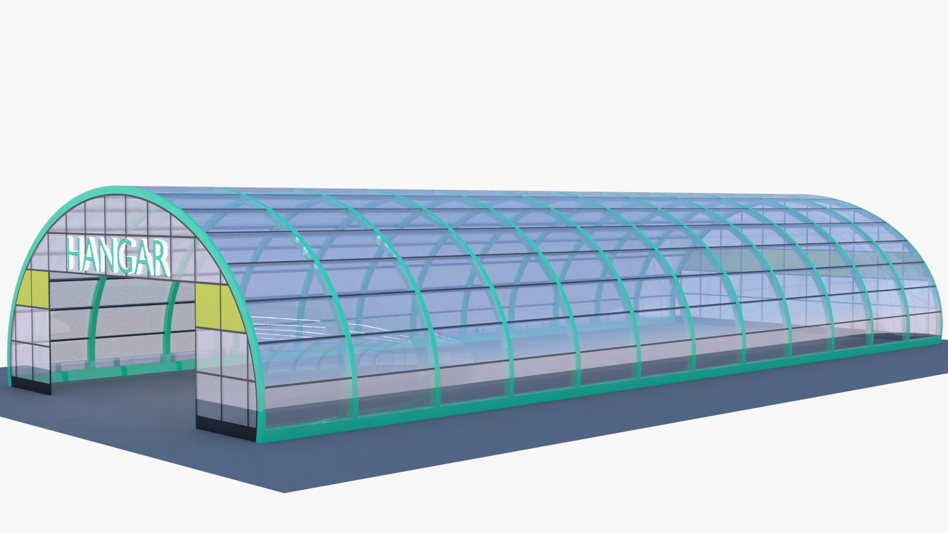 3D model Hangar building - TurboSquid 2164410