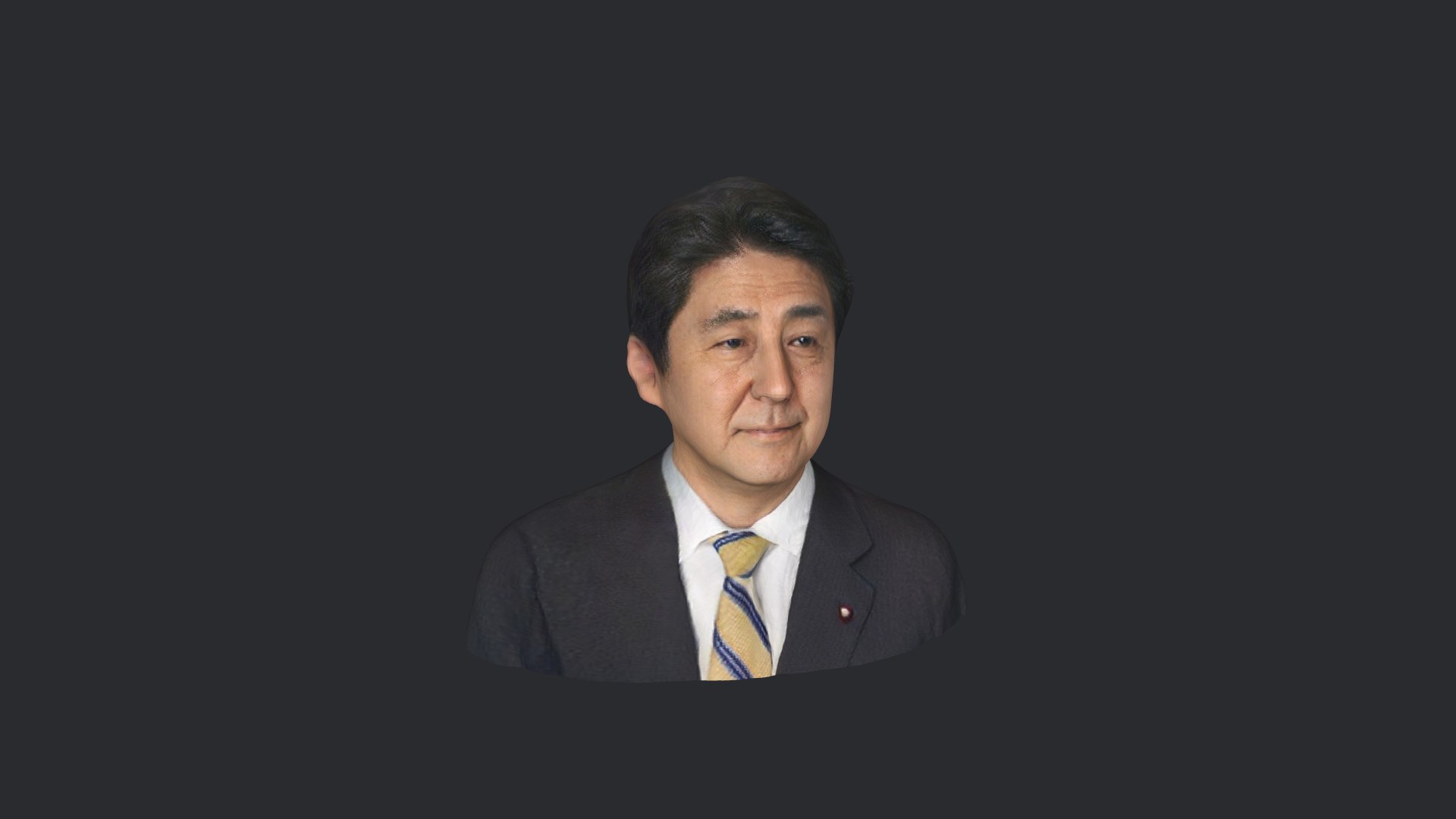Shinzo Abe- Realistic Bust Head Ready 3d Model Model - TurboSquid 2232792