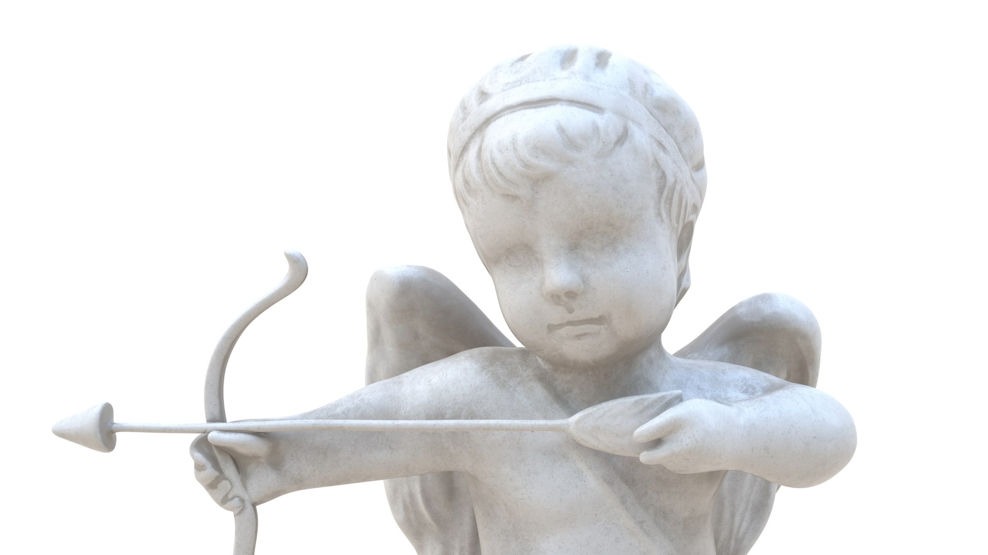 Cupid Statue 3D Model - TurboSquid 1751741