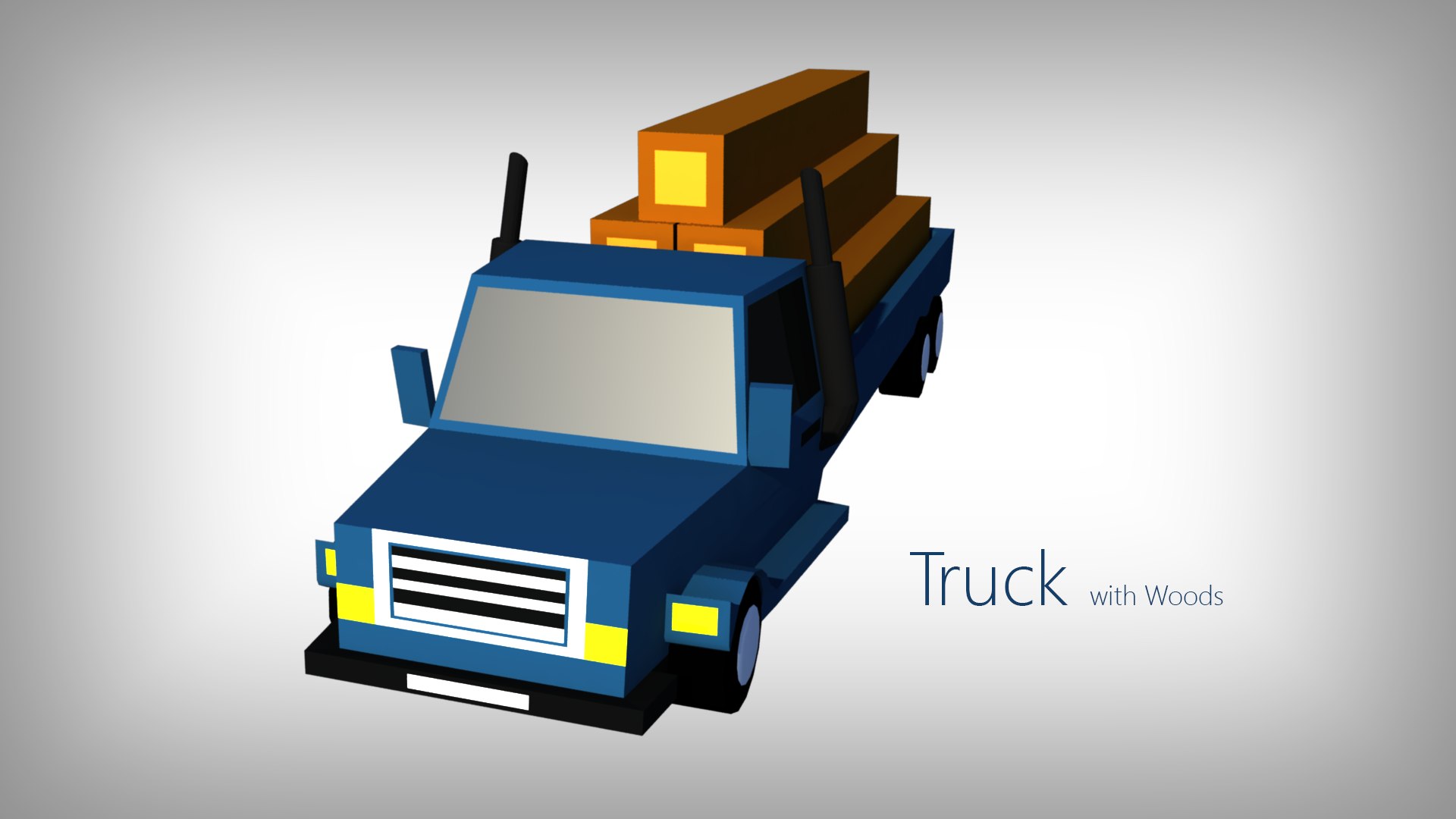 3d Toon Type Cars Pack Model