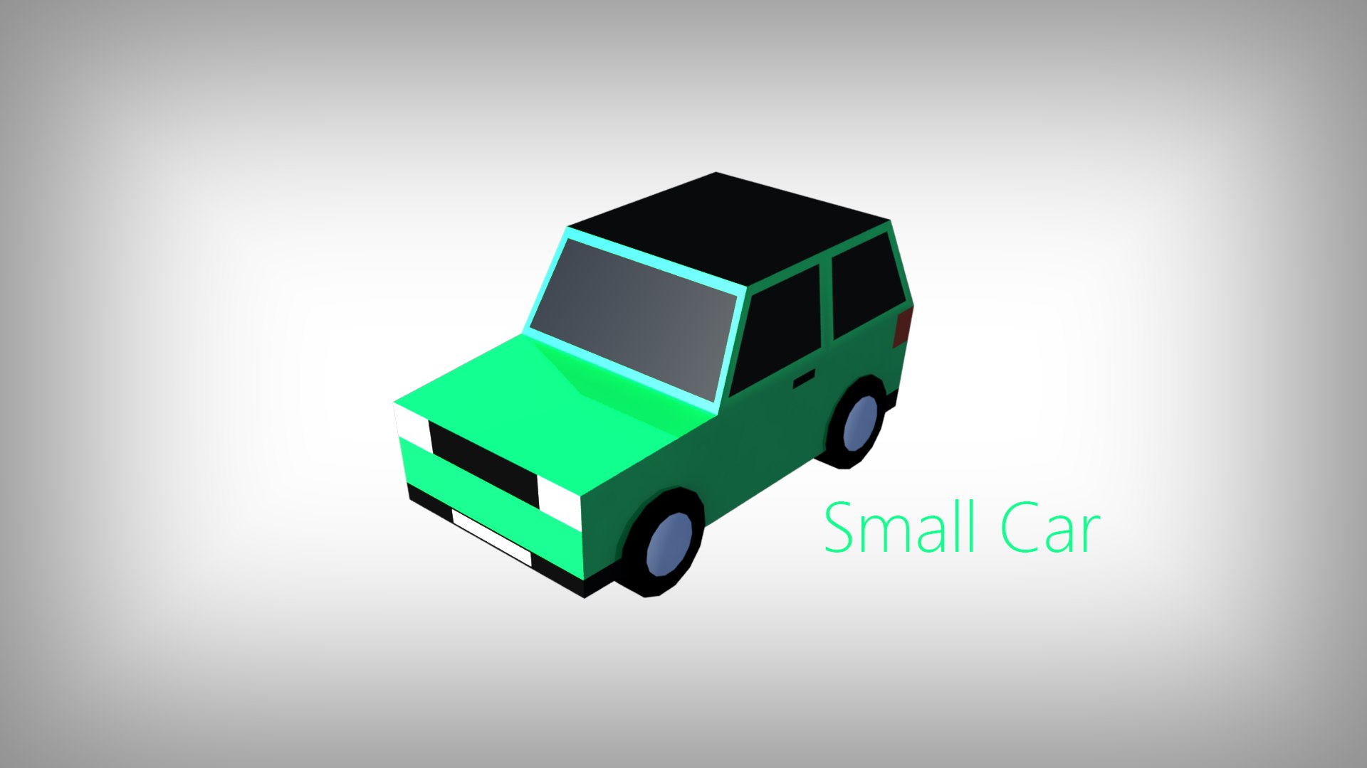 3d Toon Type Cars Pack Model