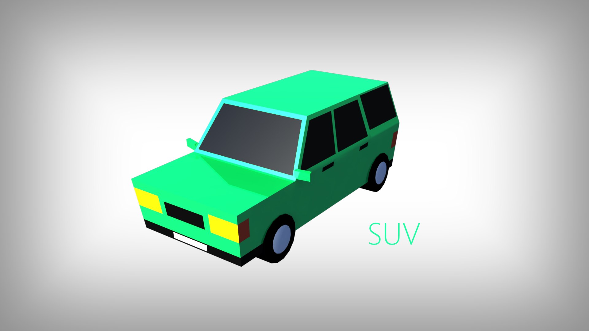 3d Toon Type Cars Pack Model