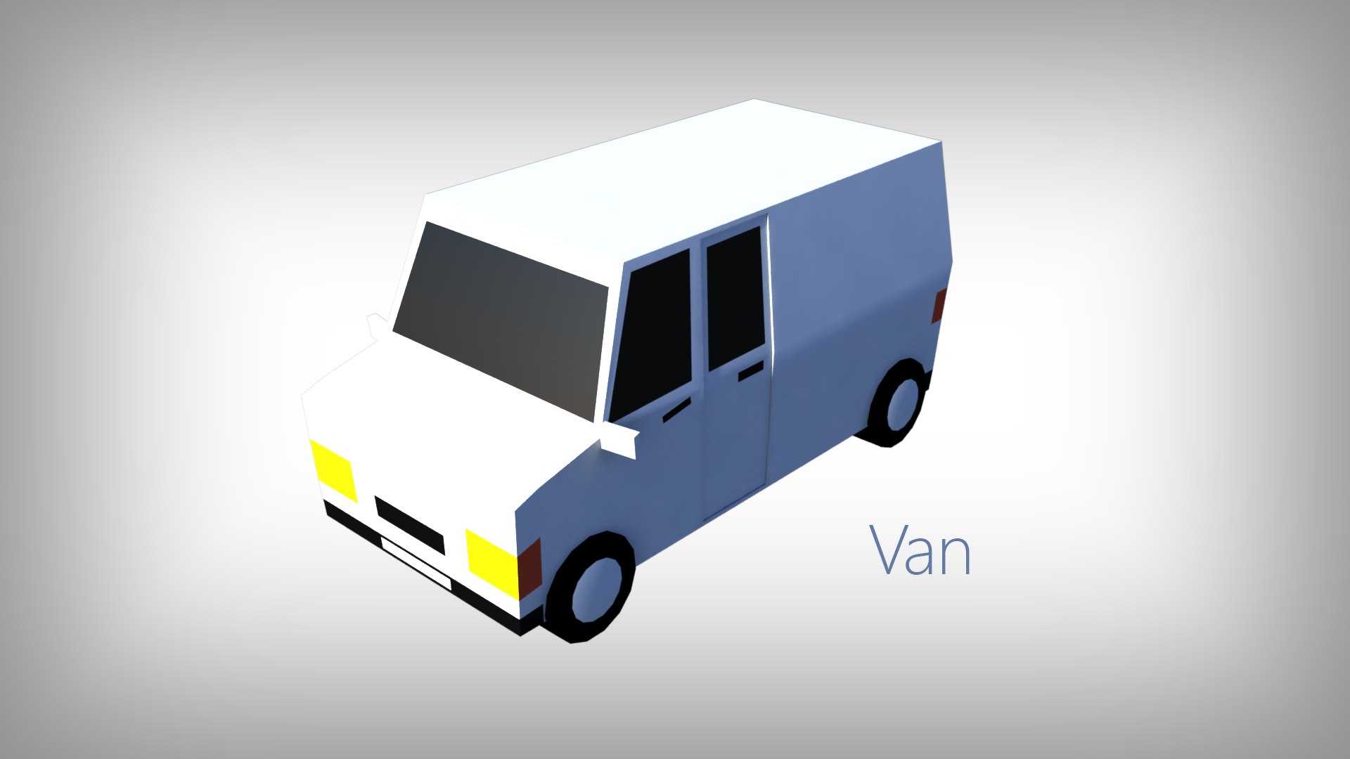 3d Toon Type Cars Pack Model