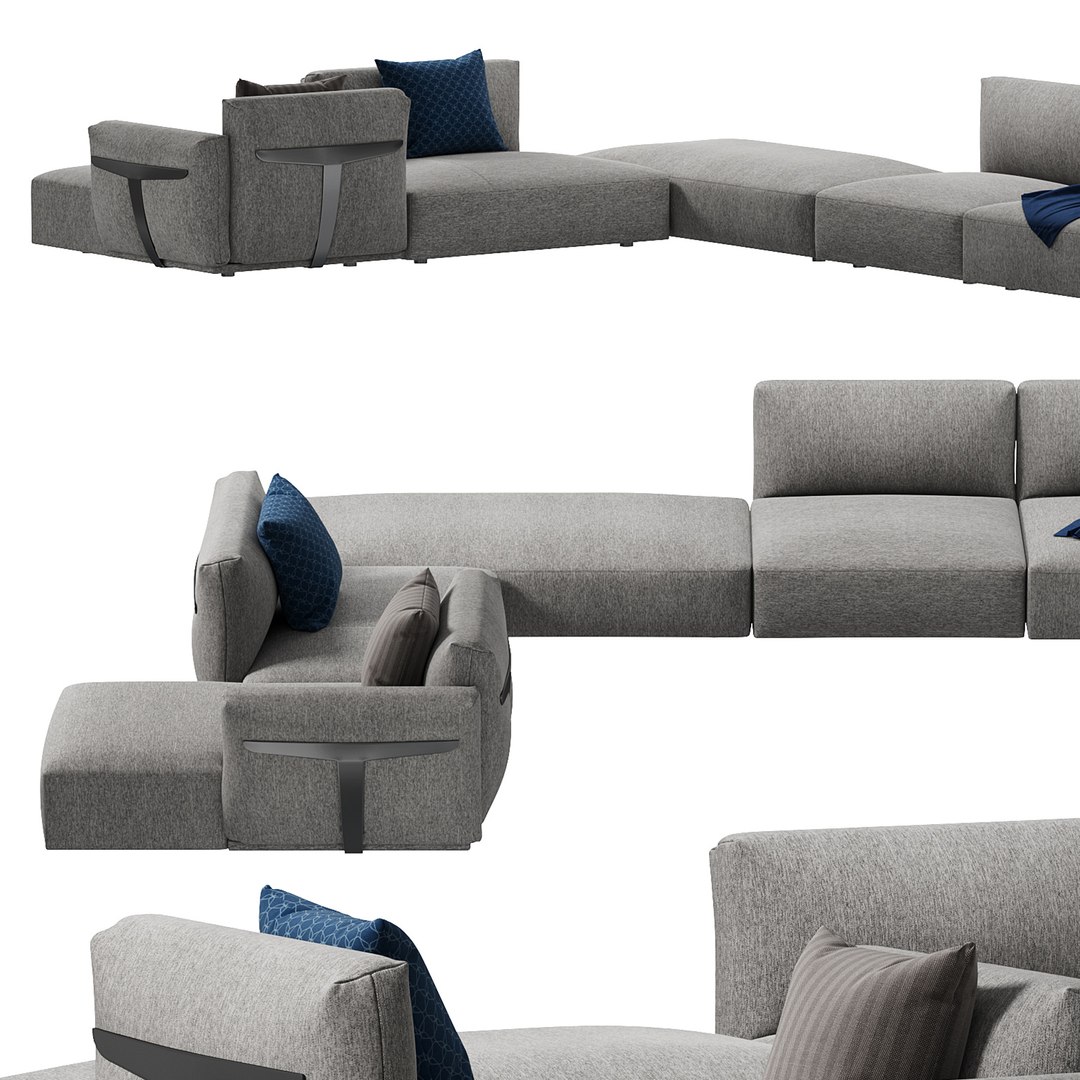 Herman Sofa By Manzoni Tapinassi 3D Model - TurboSquid 1957555