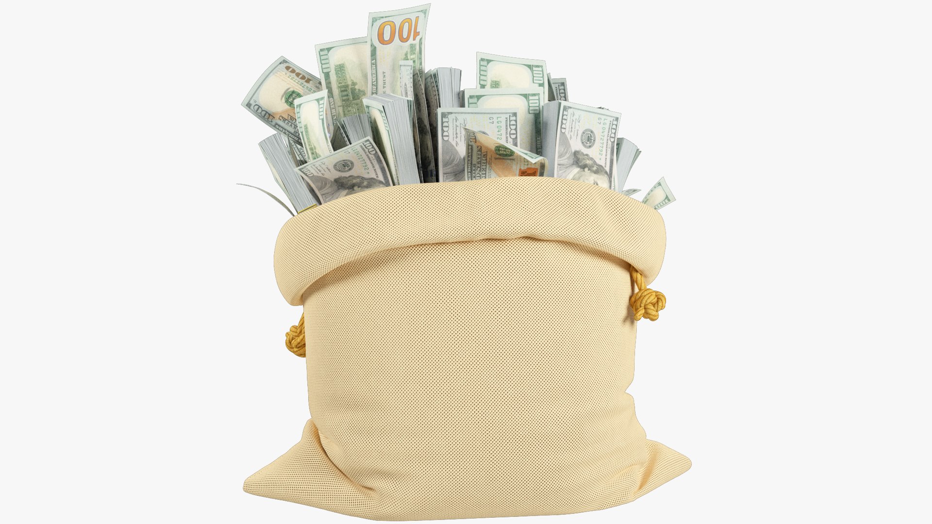 3D model Money Bag and Coins Stacks Collection V4 - TurboSquid 1957129