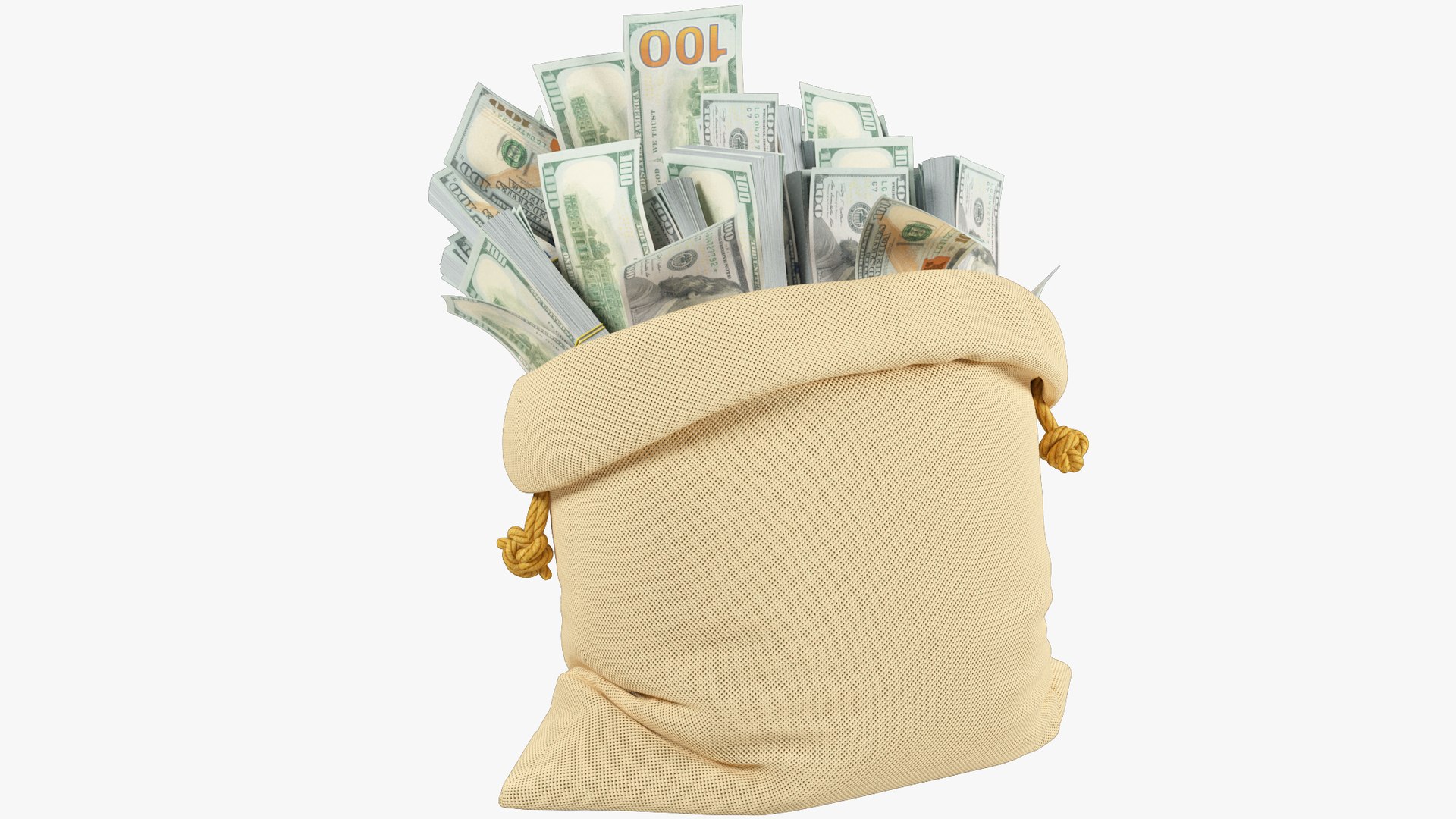 3D model Money Bag and Coins Stacks Collection V4 - TurboSquid 1957129