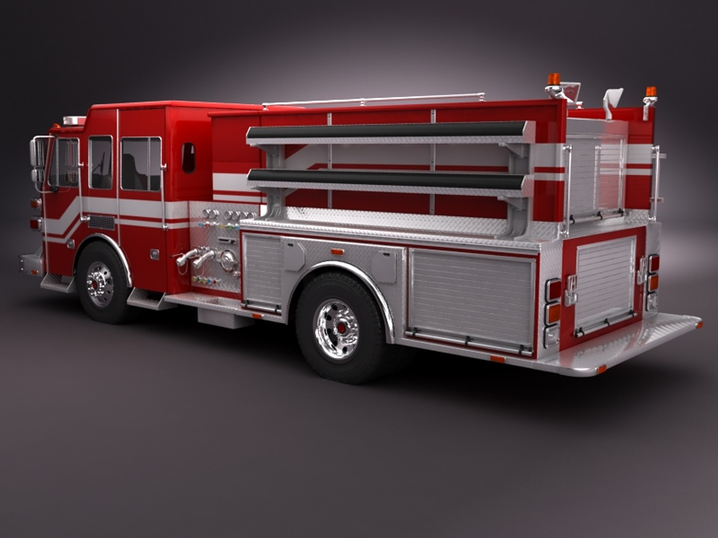 3d Emergency Truck
