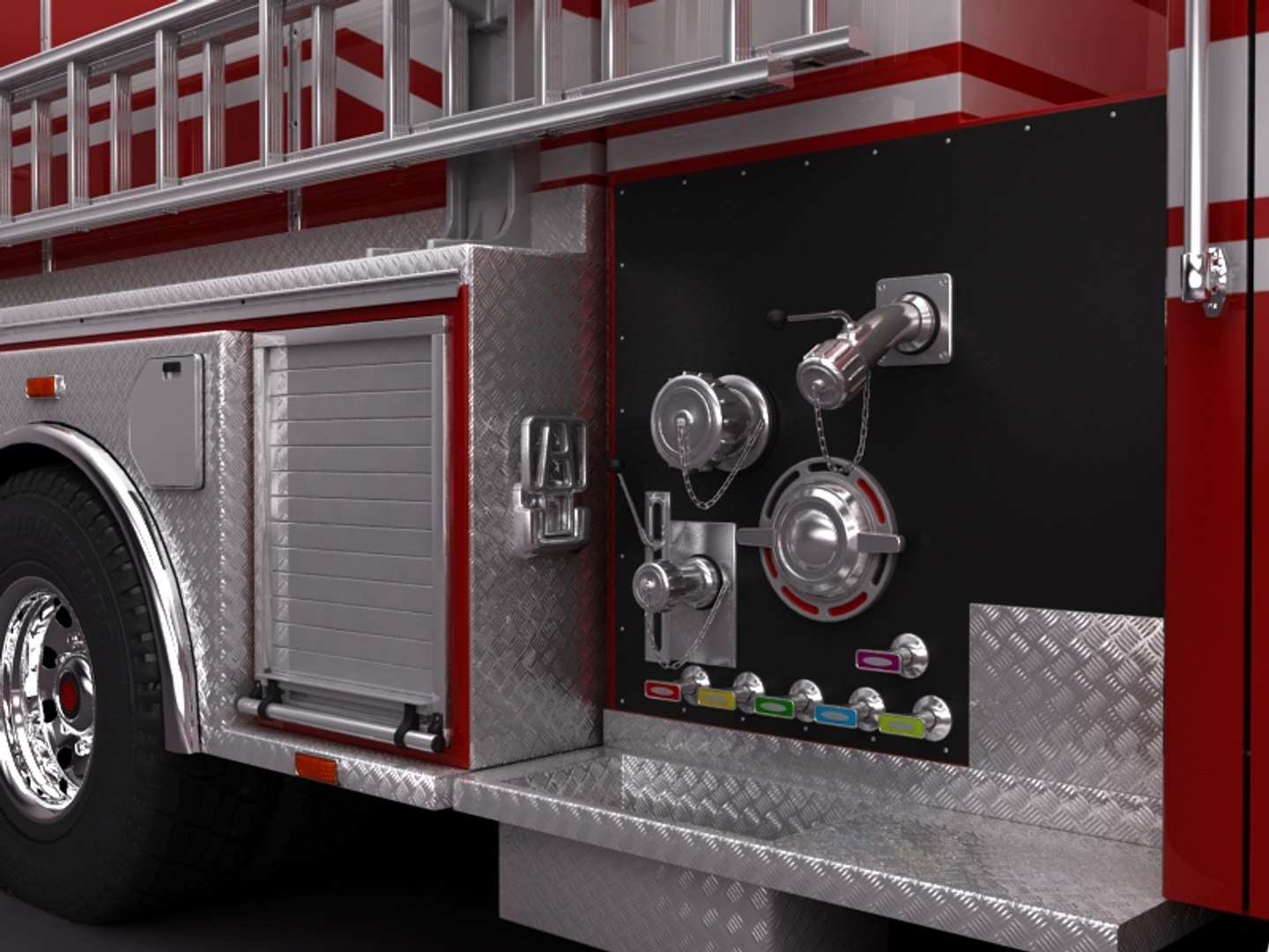 3d Emergency Truck
