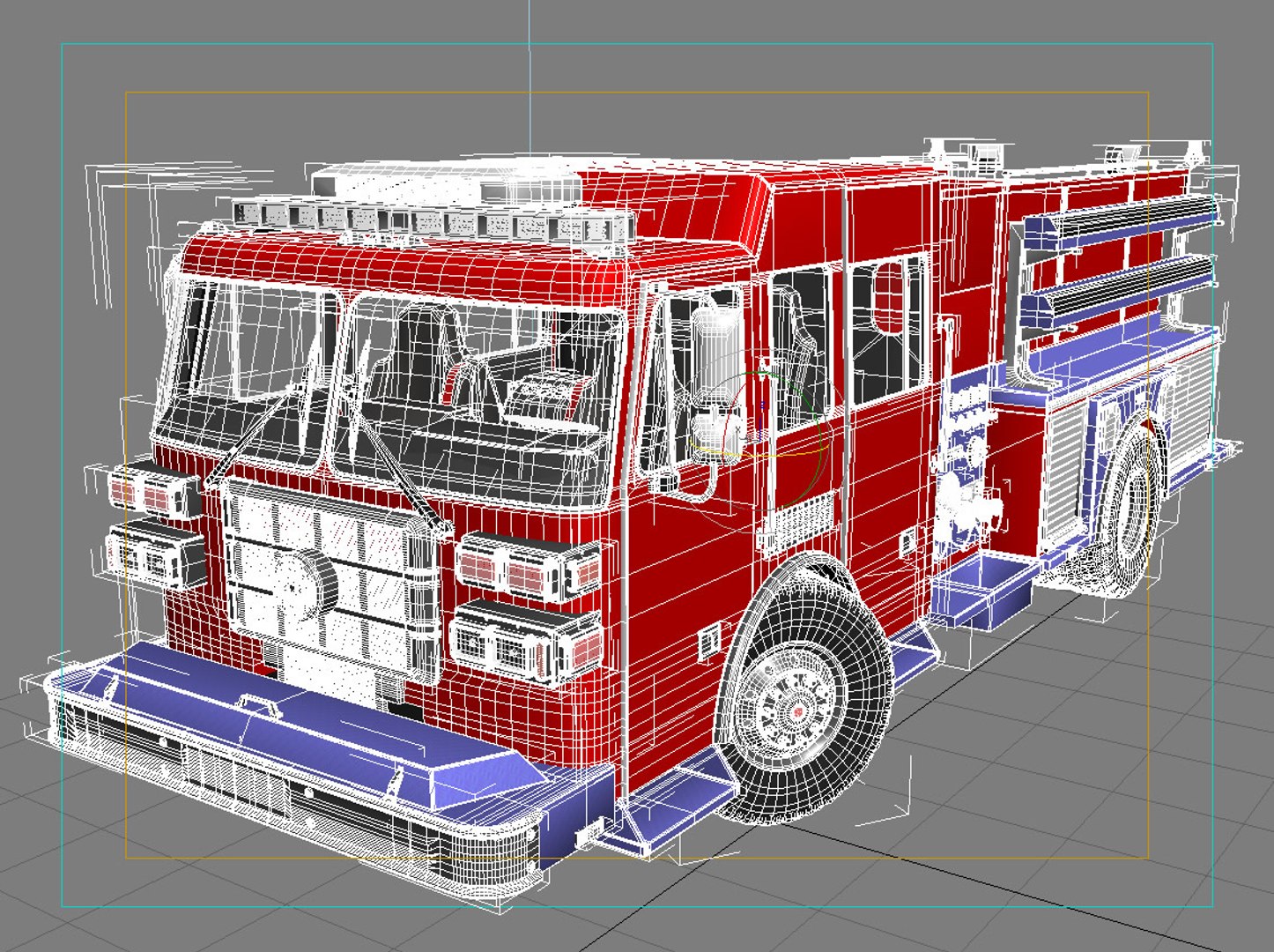 3d Emergency Truck