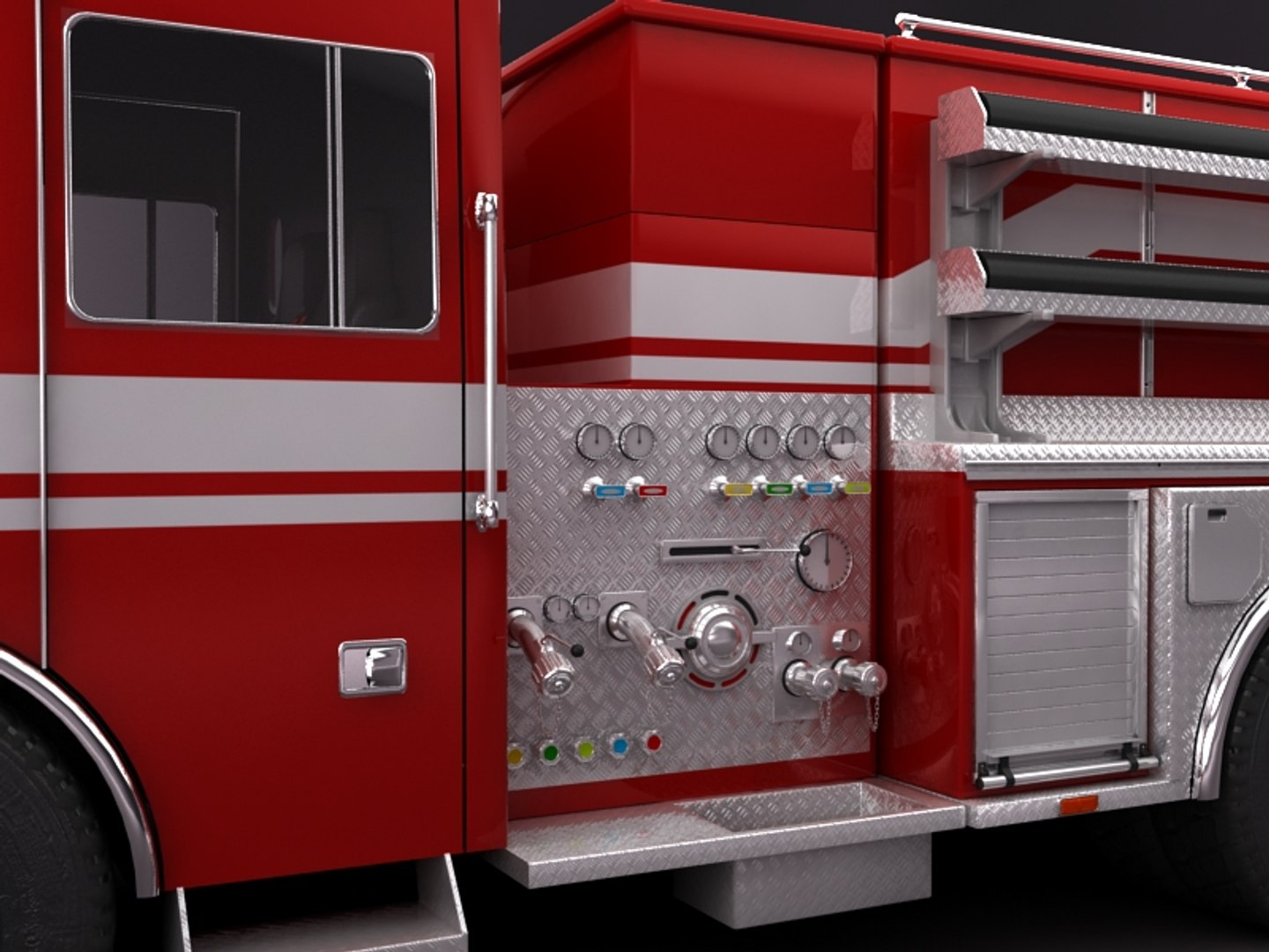 3d Emergency Truck