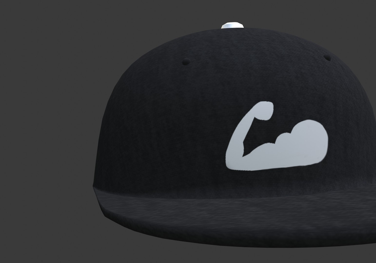Stylistic Cap Strong Symbol 3D Model - TurboSquid 1893242