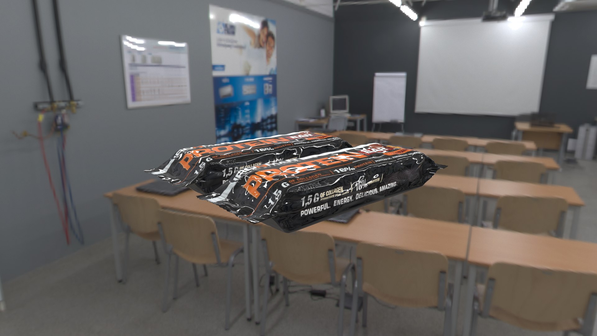 3D Protein Bar Model - TurboSquid 1264272