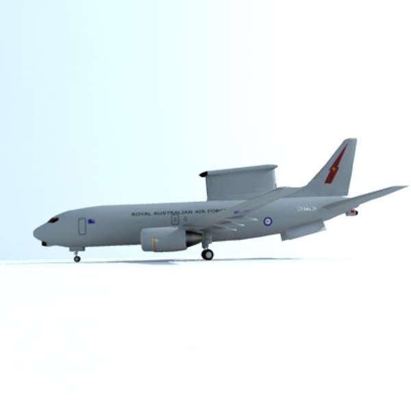 3d model 737-aew c raaf 737