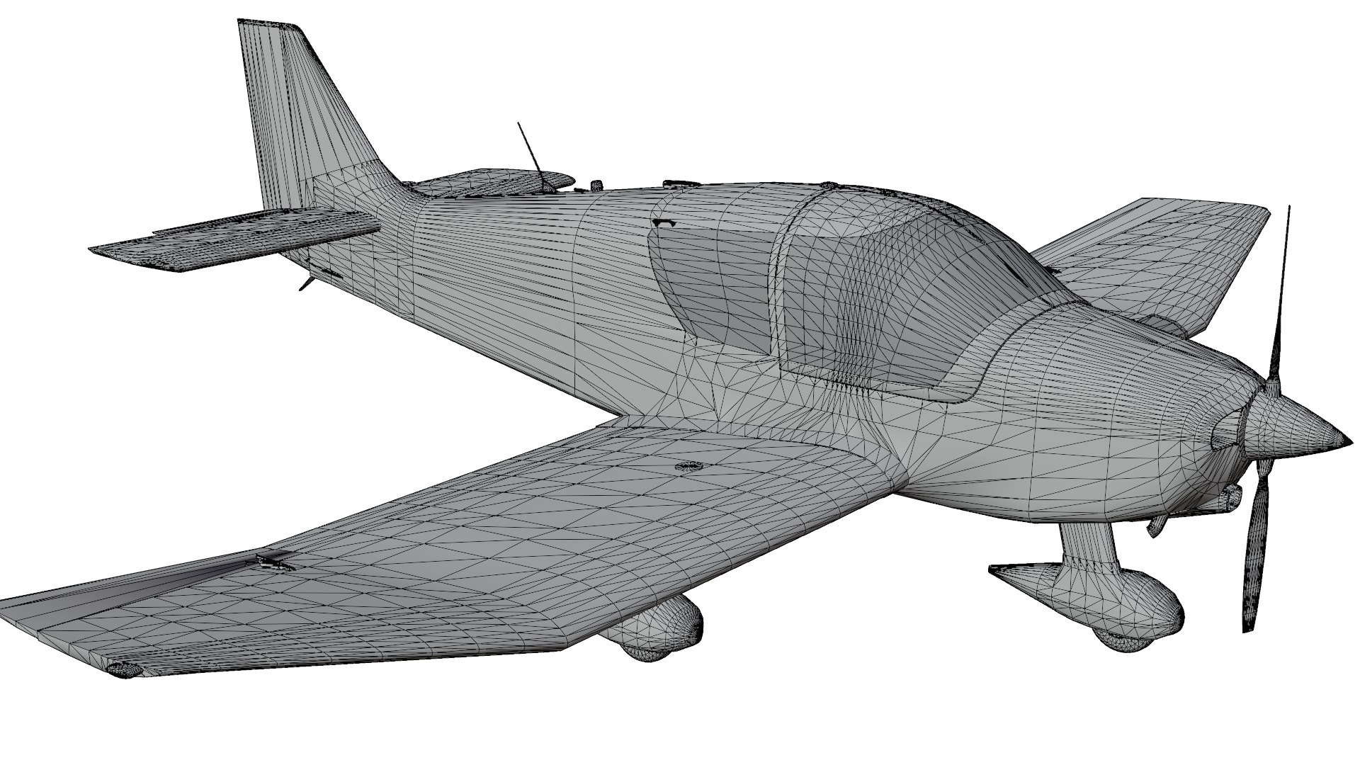 3D Model Robin DR400 Dauphin - TurboSquid 2316100