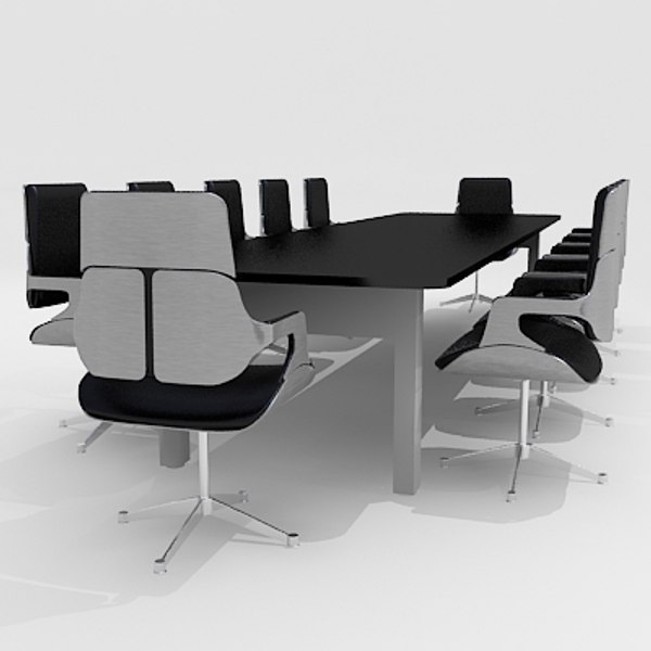 3d model meeting conference room furniture