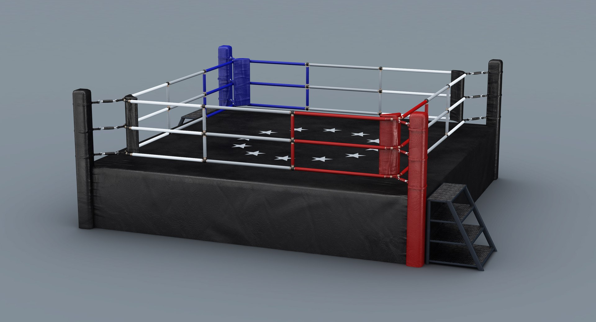 3D Boxing Ring Model - TurboSquid 1771605