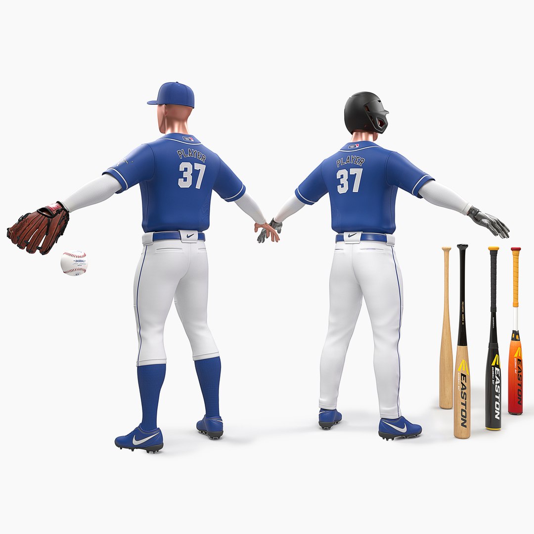 3D Model Baseball Uniform - TurboSquid 2147370
