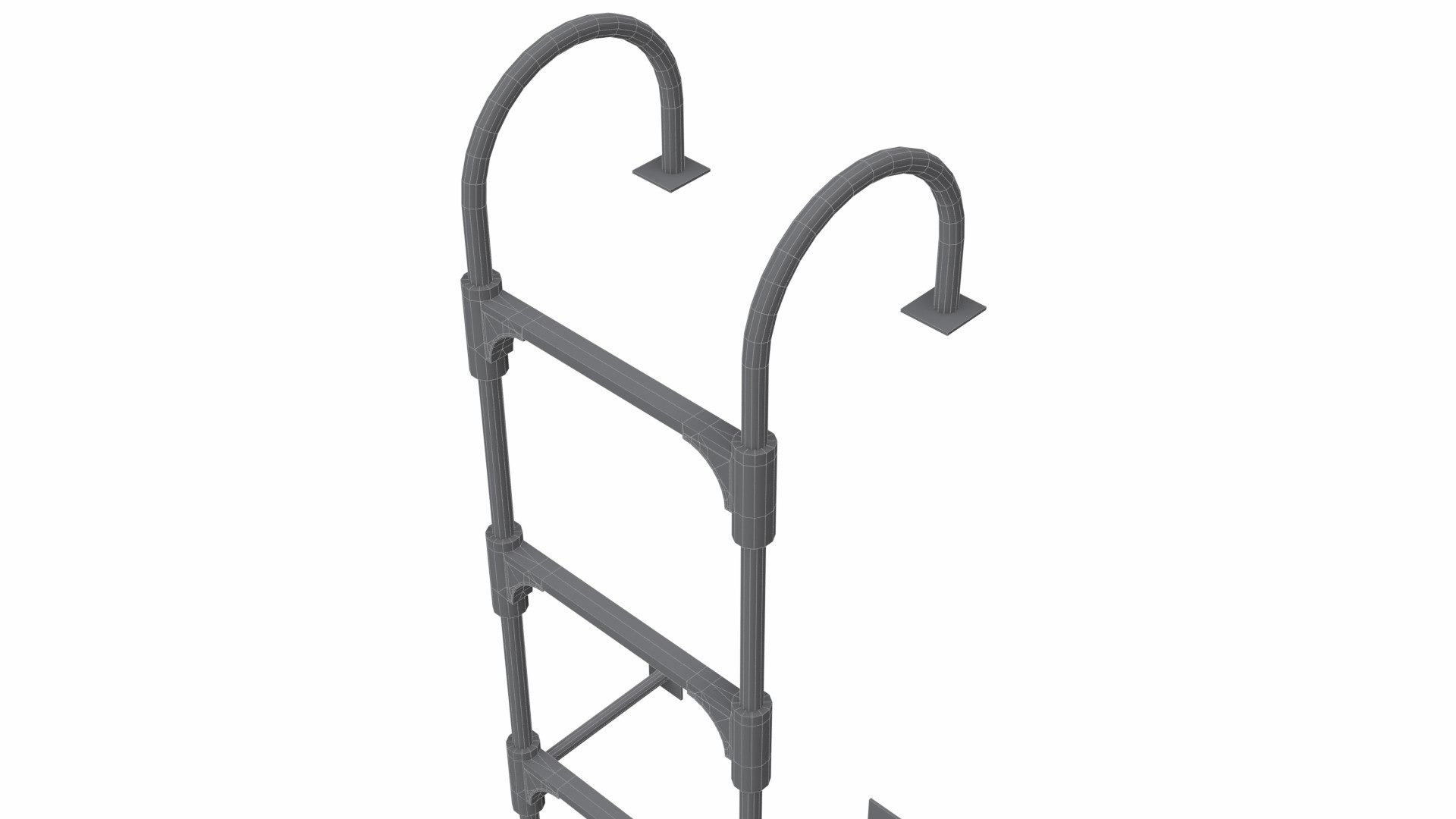 3D Metal Ladder Model - TurboSquid 1648237