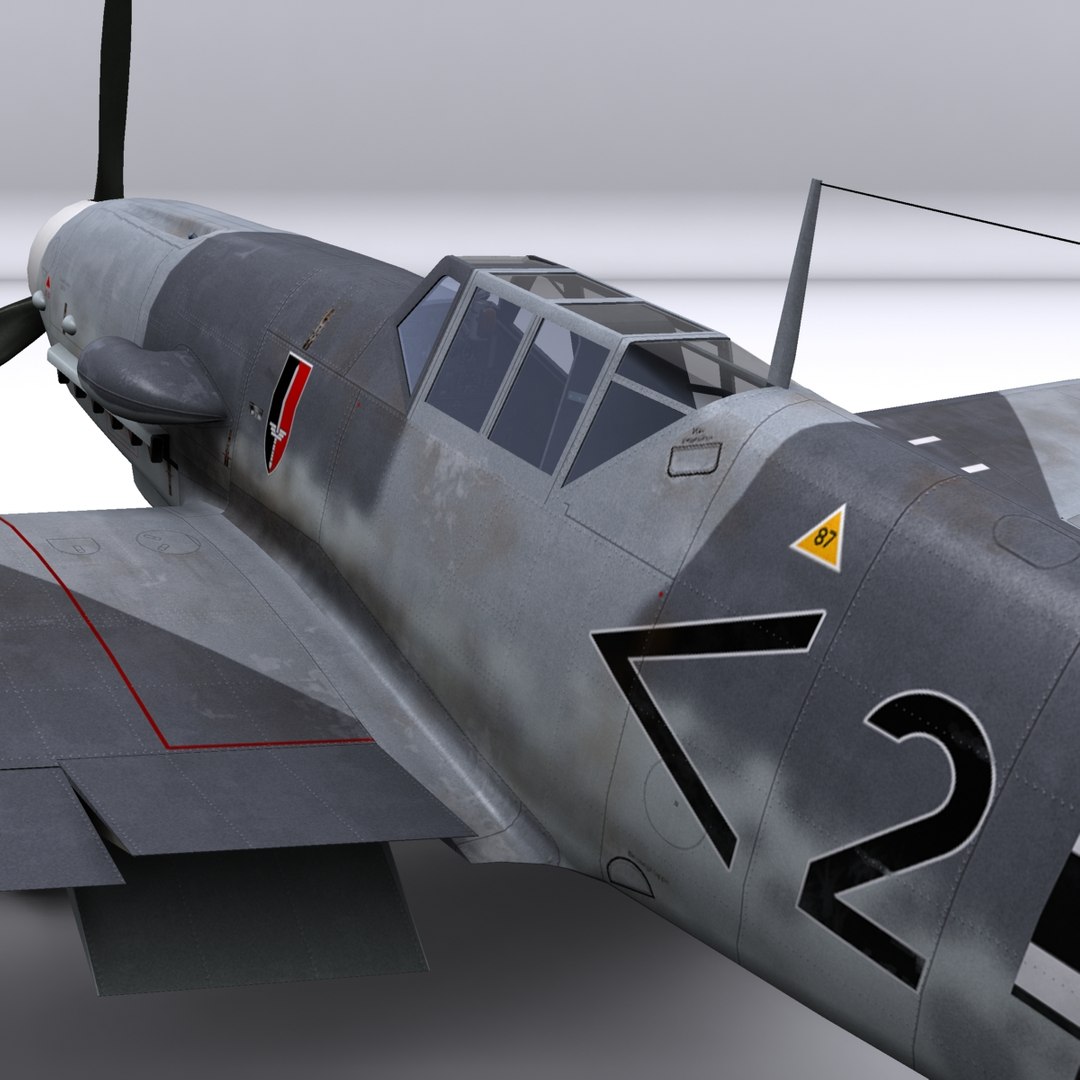3d German Gunther Rall Model