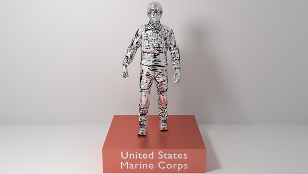 Trophy united states marine 3D model - TurboSquid 1190951