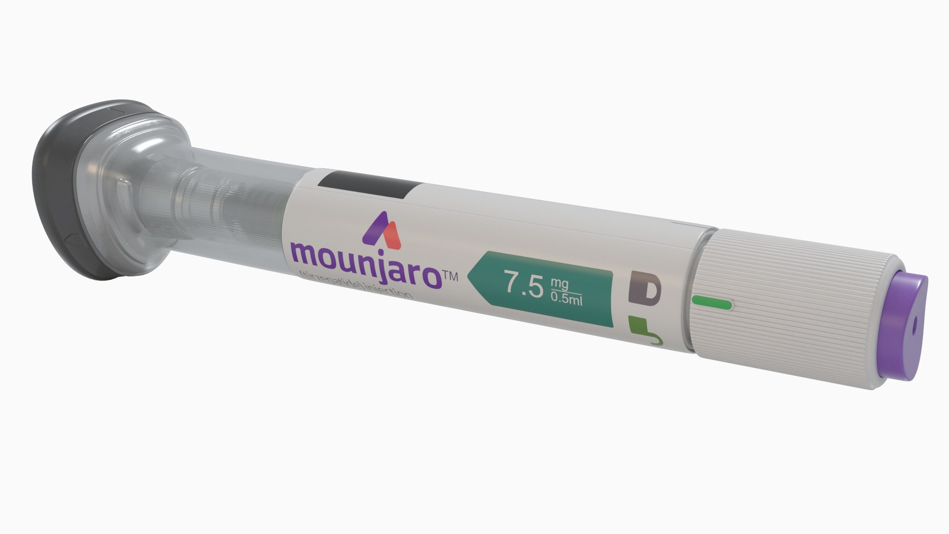 3D Mounjaro Pen Model - TurboSquid 2342782