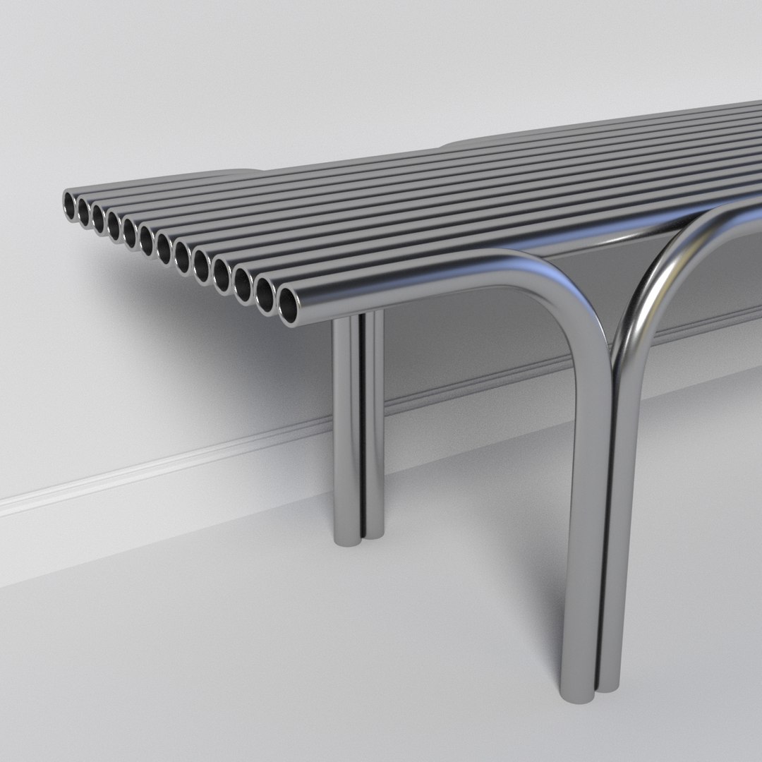 3D Bench Tube Model - TurboSquid 1669287