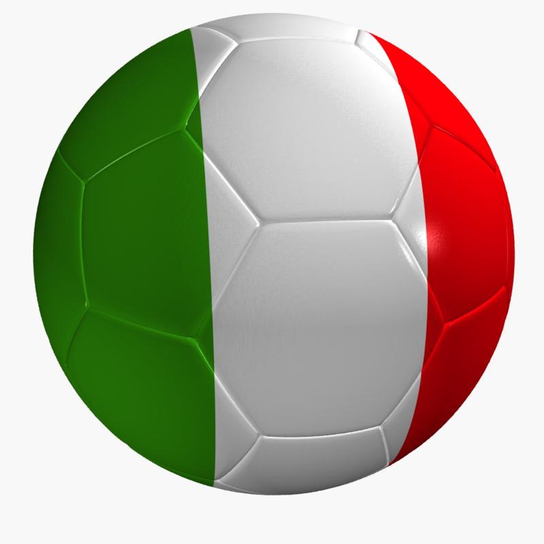 Soccer Ball Italy Flag Max