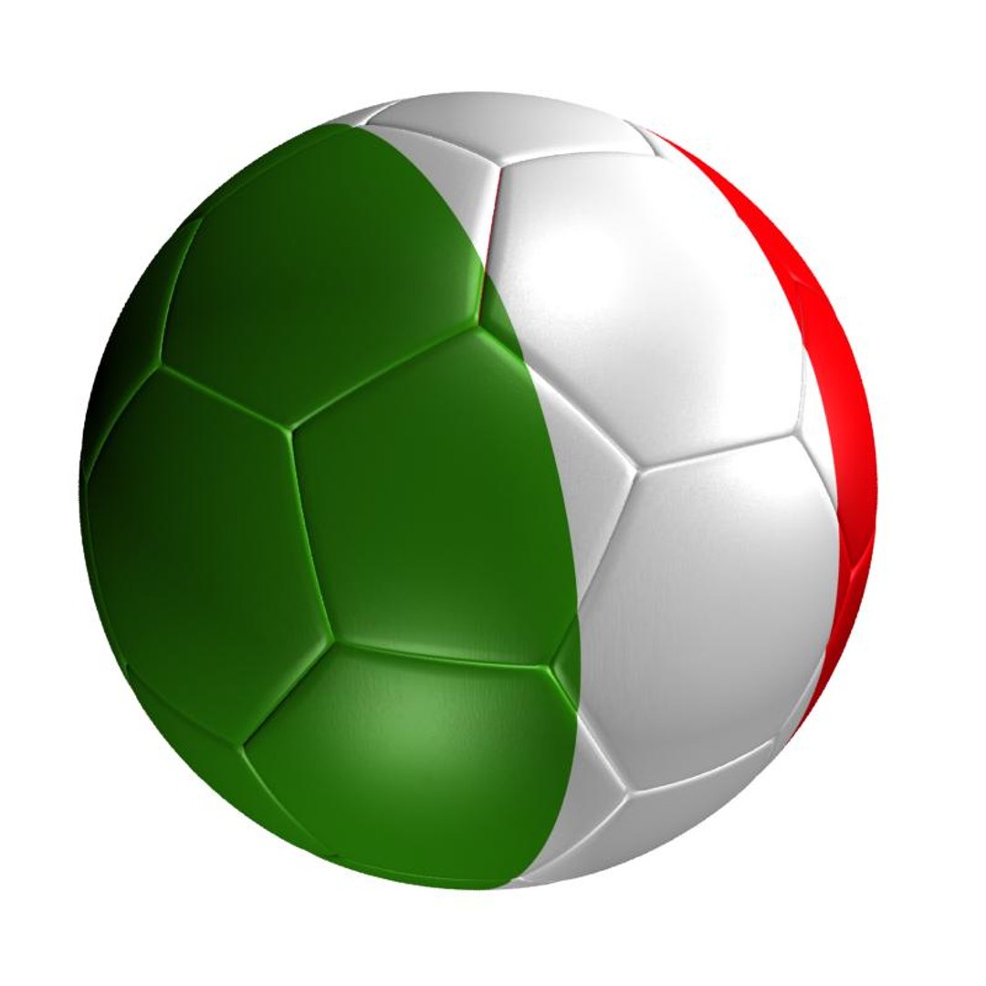 Soccer Ball Italy Flag Max