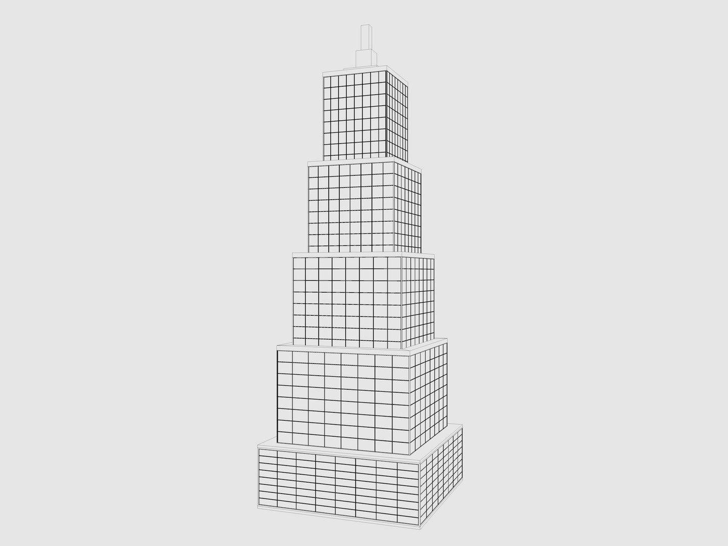 3D Cartoon Skyscraper Pack Low-poly 3D Model Model - TurboSquid 2259116