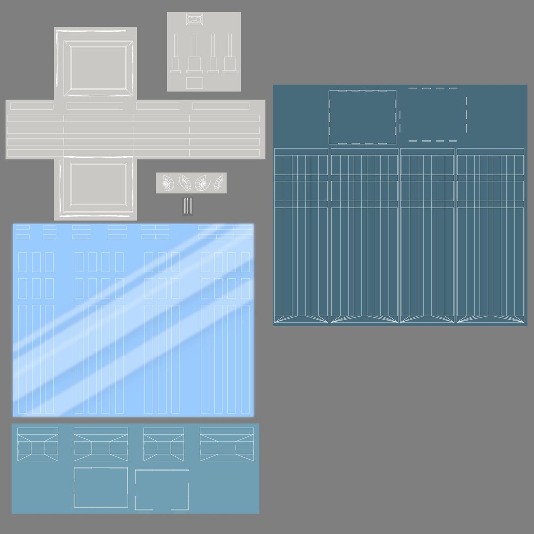 3D Cartoon Skyscraper Pack Low-poly 3D Model Model - TurboSquid 2259116