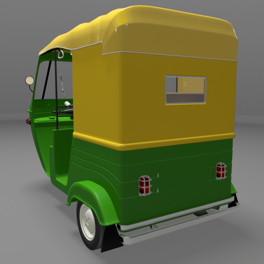 3d Model Auto Rickshaw