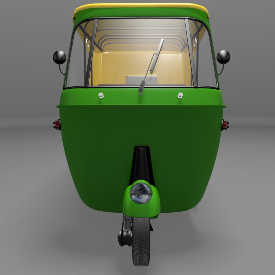 3d Model Auto Rickshaw