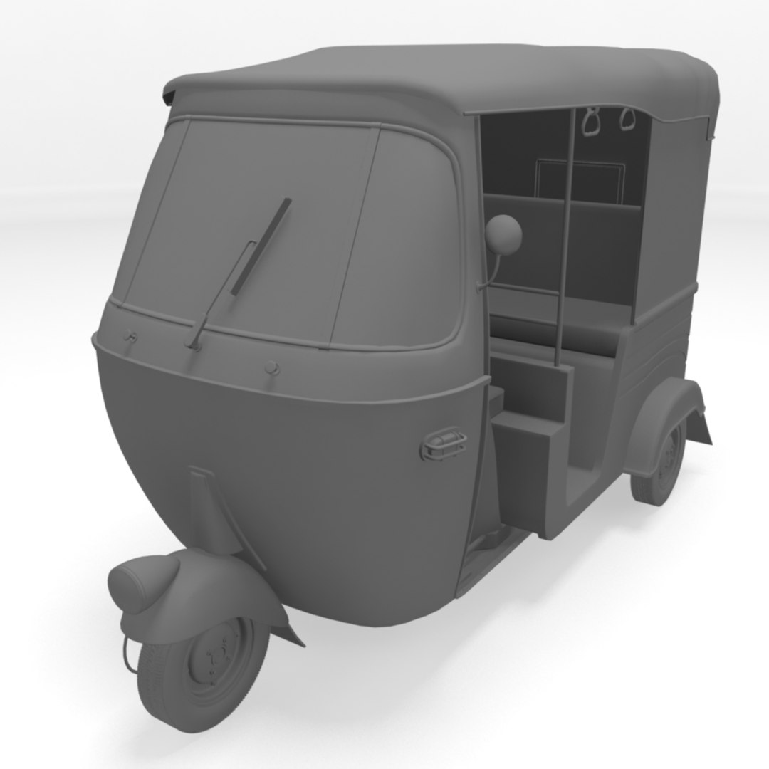 3d Model Auto Rickshaw