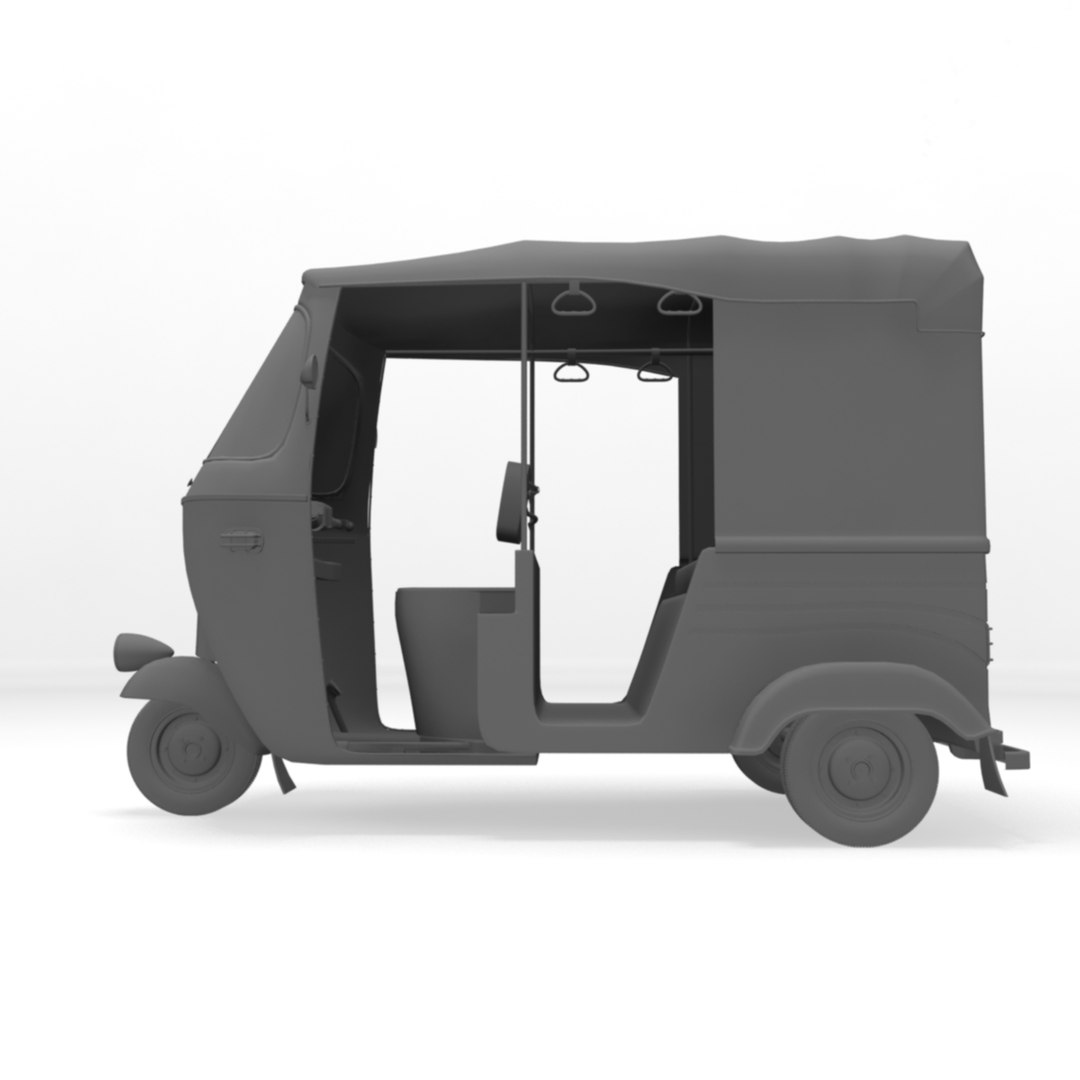 3d Model Auto Rickshaw