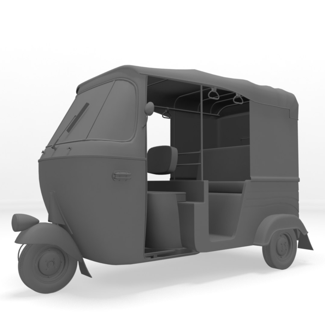 3d Model Auto Rickshaw
