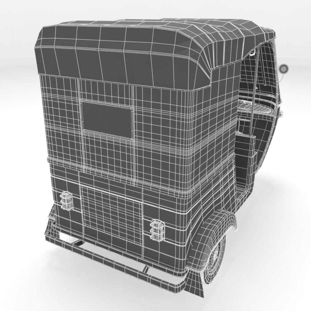 3d Model Auto Rickshaw