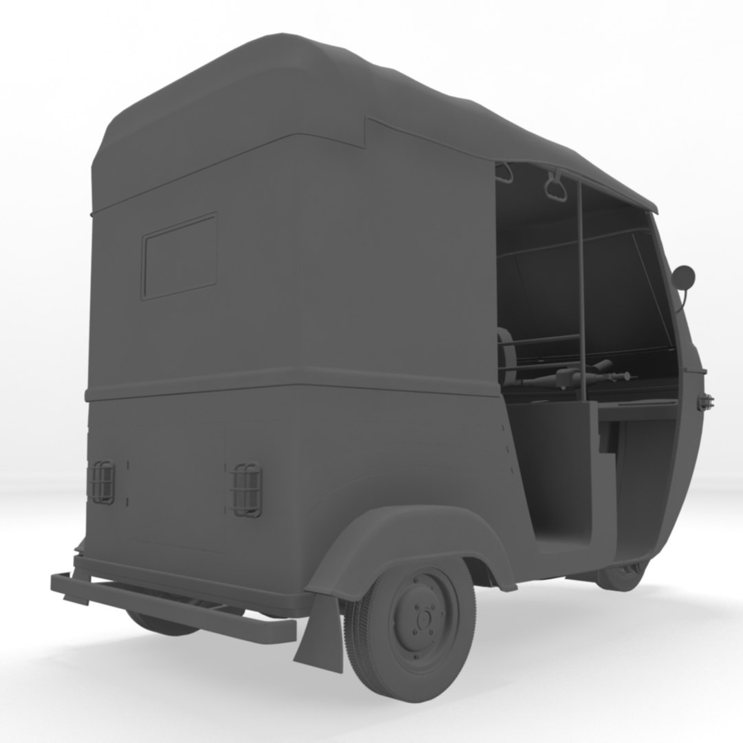 3d Model Auto Rickshaw