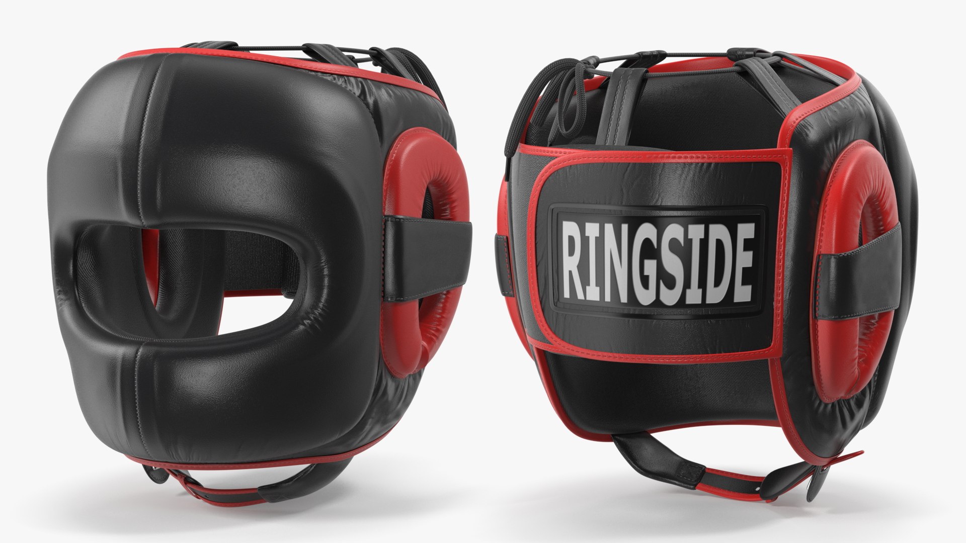 Face Protector Boxing Helmet Closed Type For Sparring Black 3D Model ...