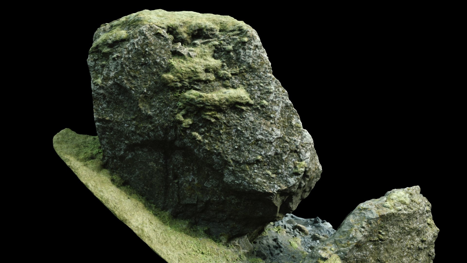 3D Icelandic Boulder Btyt - TurboSquid 2187816