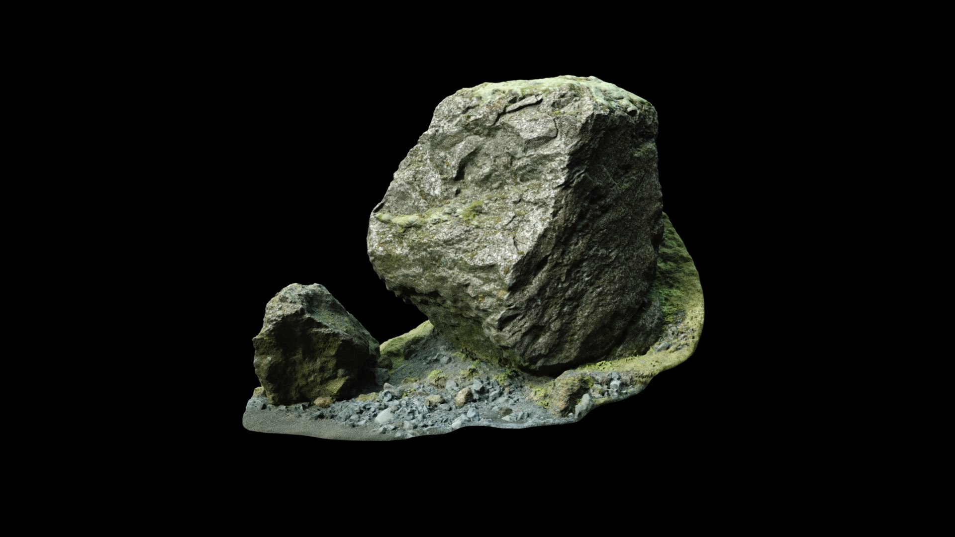 3D Icelandic Boulder Btyt - TurboSquid 2187816