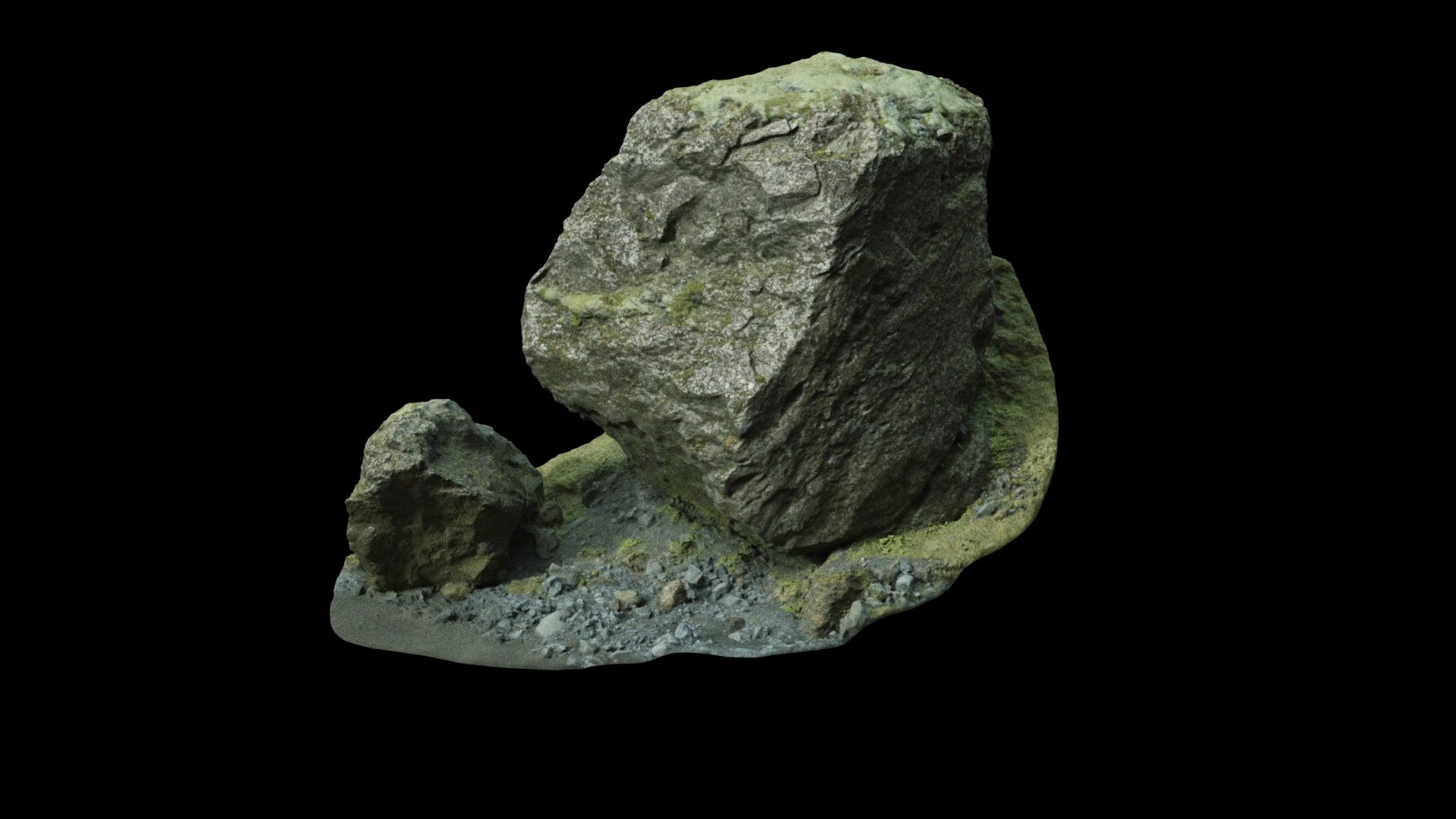 3D Icelandic Boulder Btyt - TurboSquid 2187816