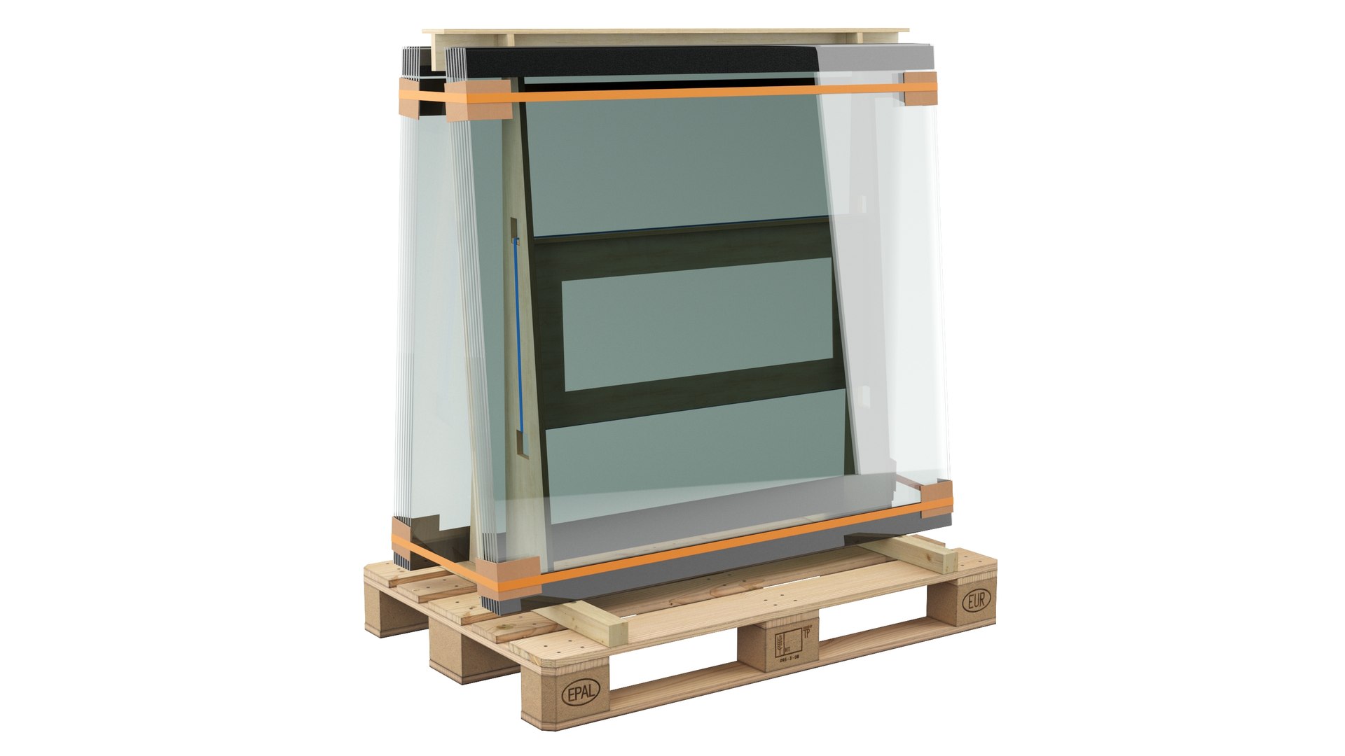 Single A-Frame Pallet Model - TurboSquid 2040232